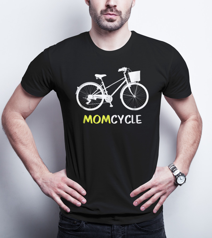 Momcycle Bicycle Matching Cyclist Mother Dad N Kids62 T-Shirt