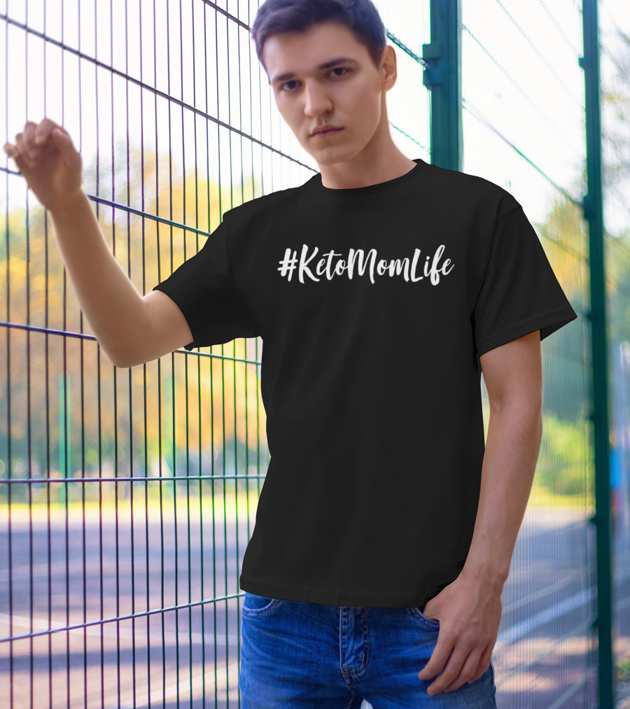 KetoMomLife Trendy Lifestyle Hashtag T-Shirt