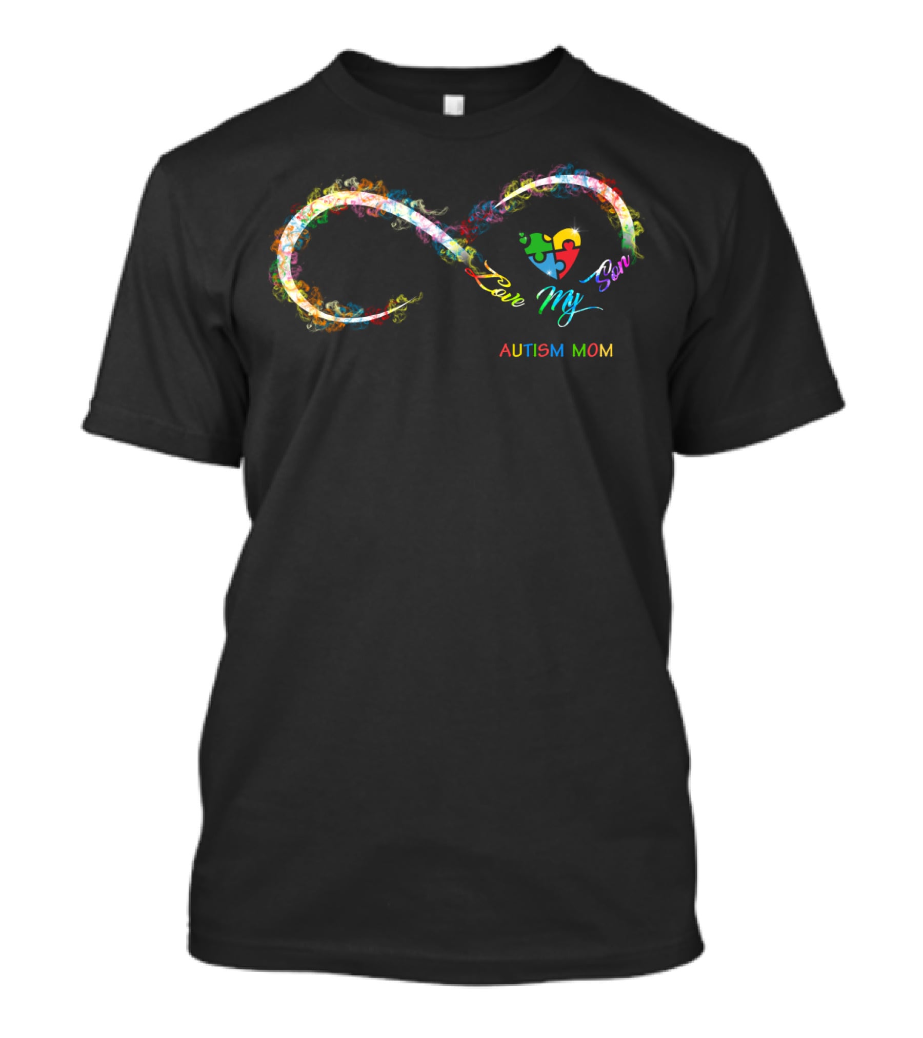 Infinity Love My Son Autism Mom Autism Awareness T-Shirt