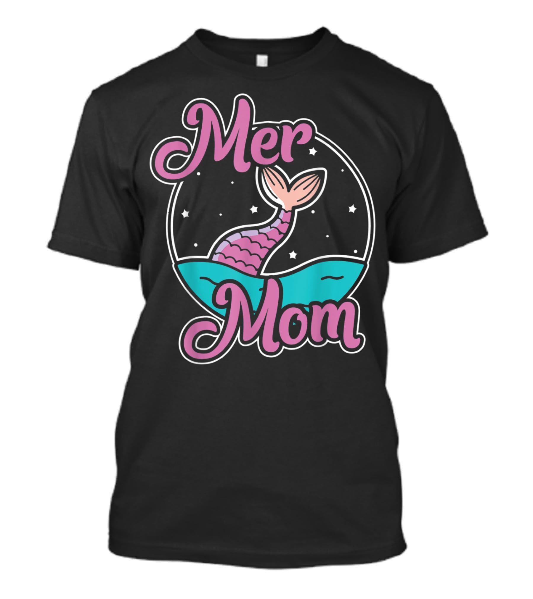 Mer Mom Mermaid Mother Awesome Mer T-Shirt