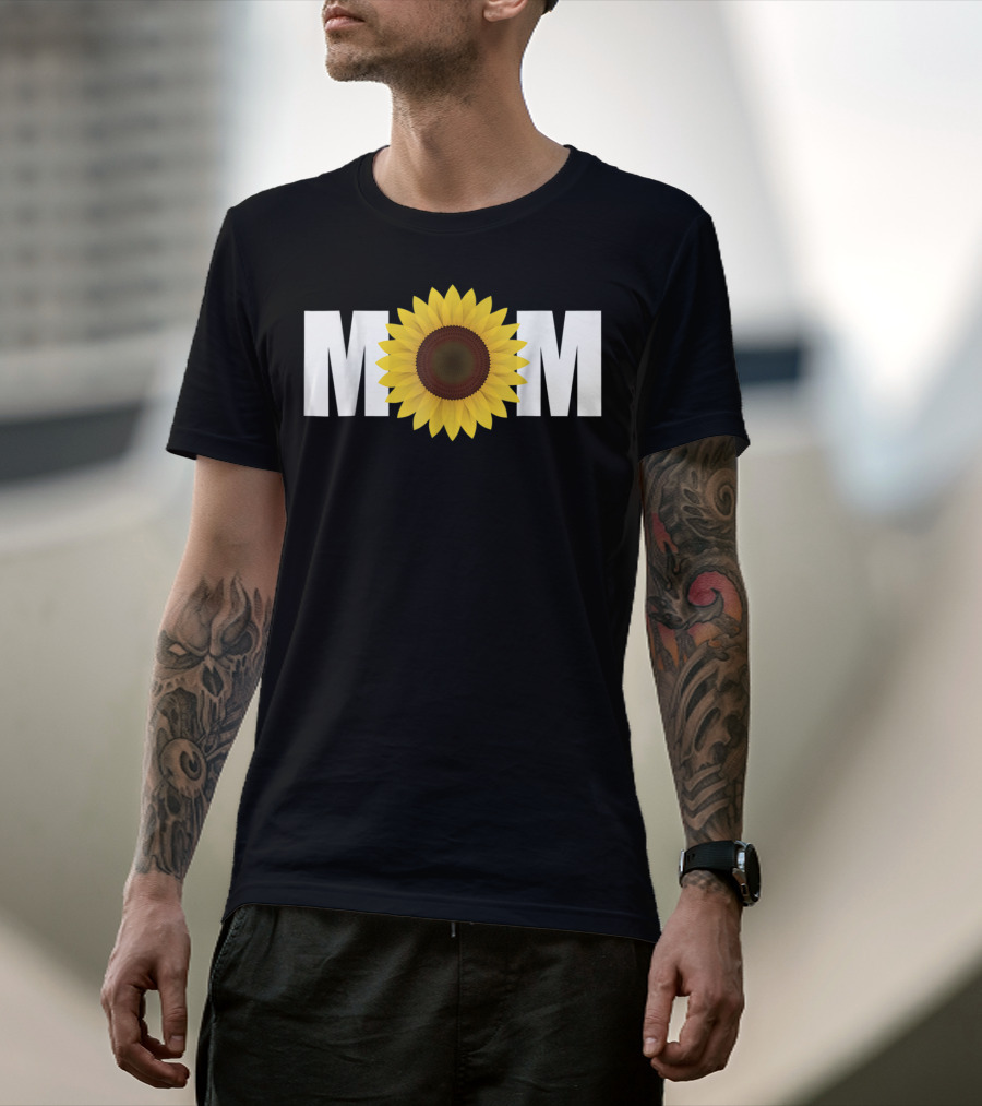 MOM Sunflower Floral T-Shirt