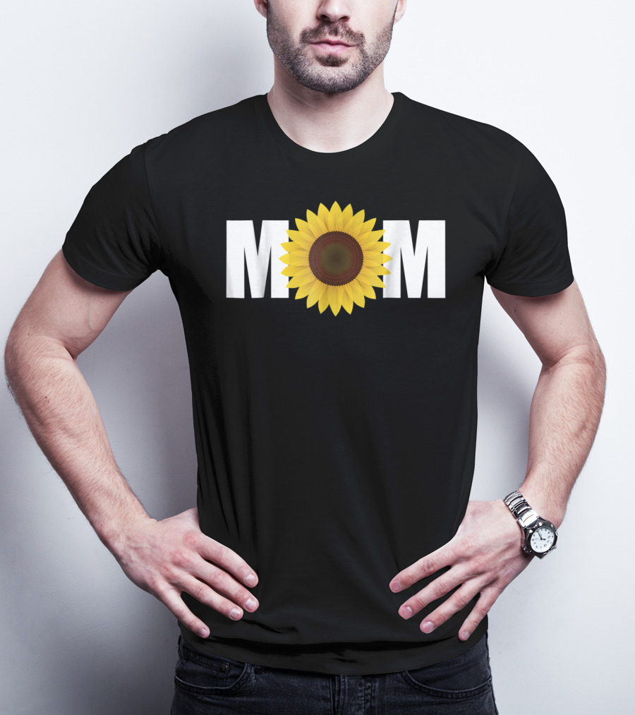 MOM Sunflower Floral T-Shirt