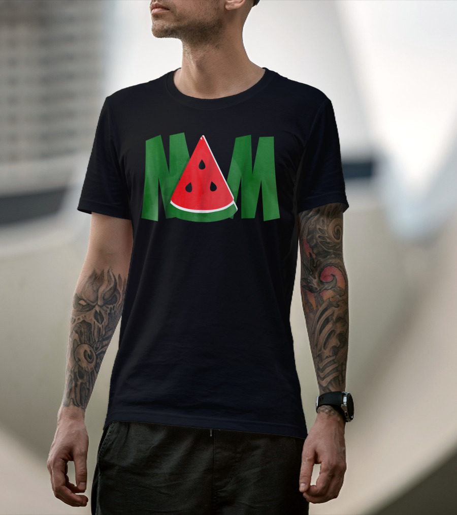 MOM Watermelon Slice Fun T-Shirt