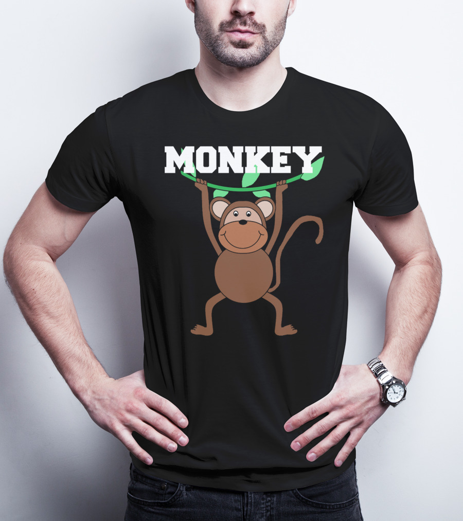 Monkey Circus Birthday Matching For Mom Son Daughter T-Shirt