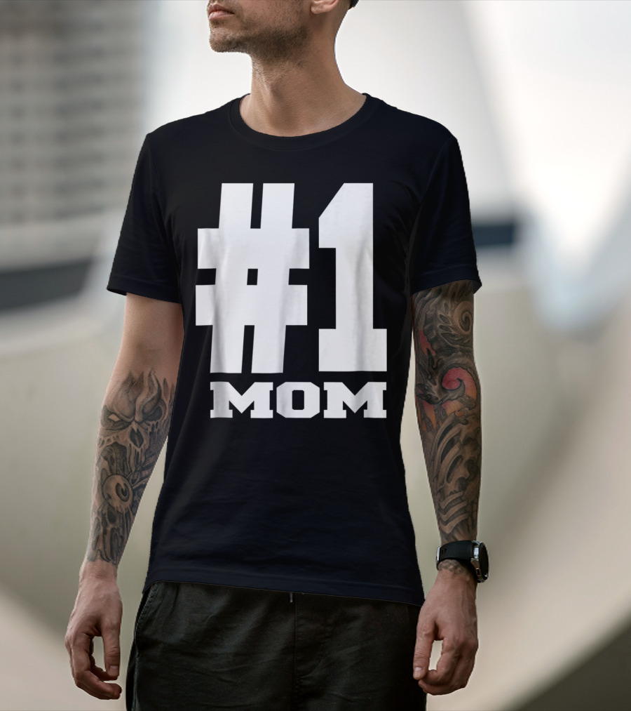 1 Mom Tees Number One Mom Fancy S68 T-Shirt