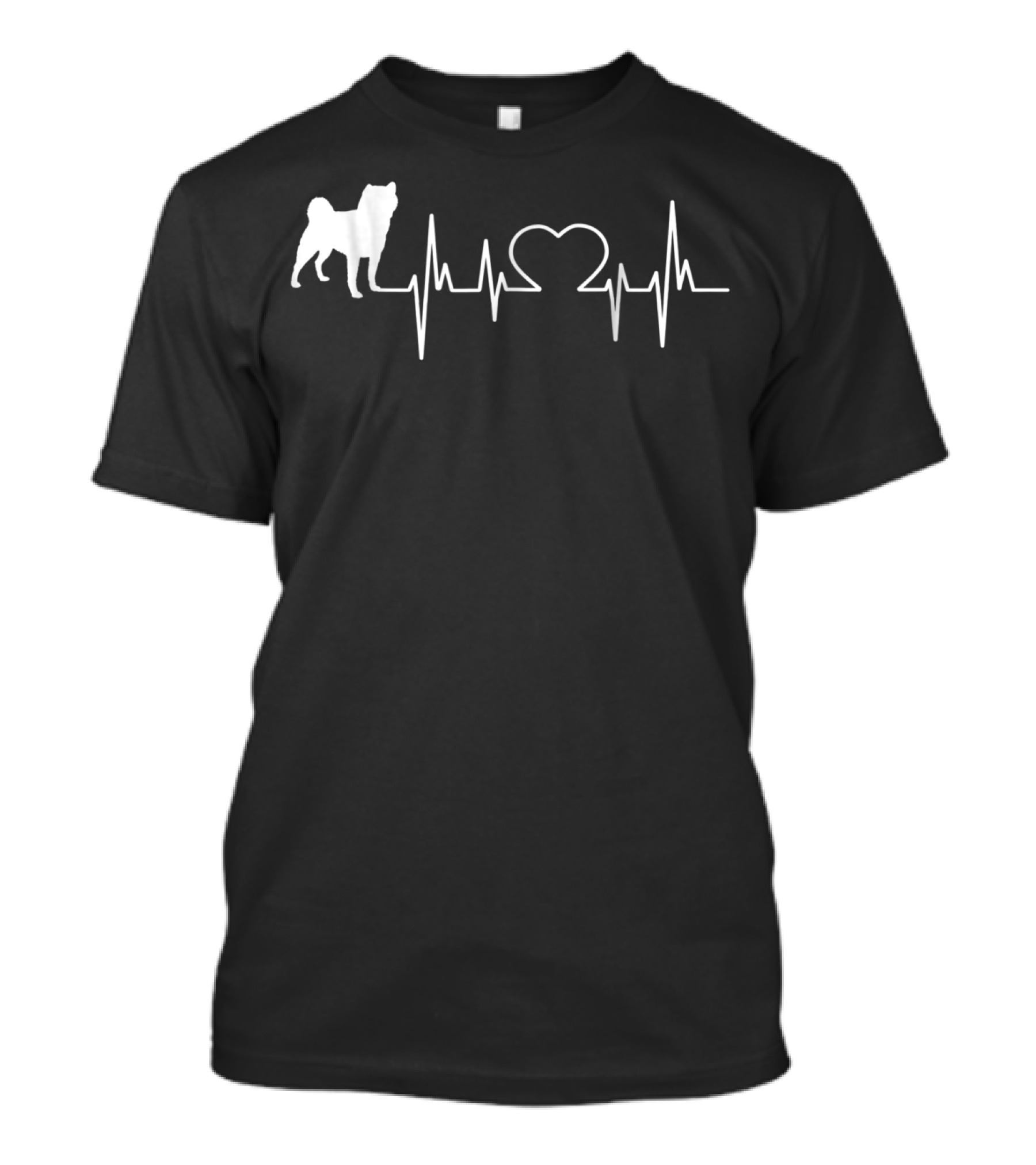Shiba Inu Heartbeat 18 T-Shirt