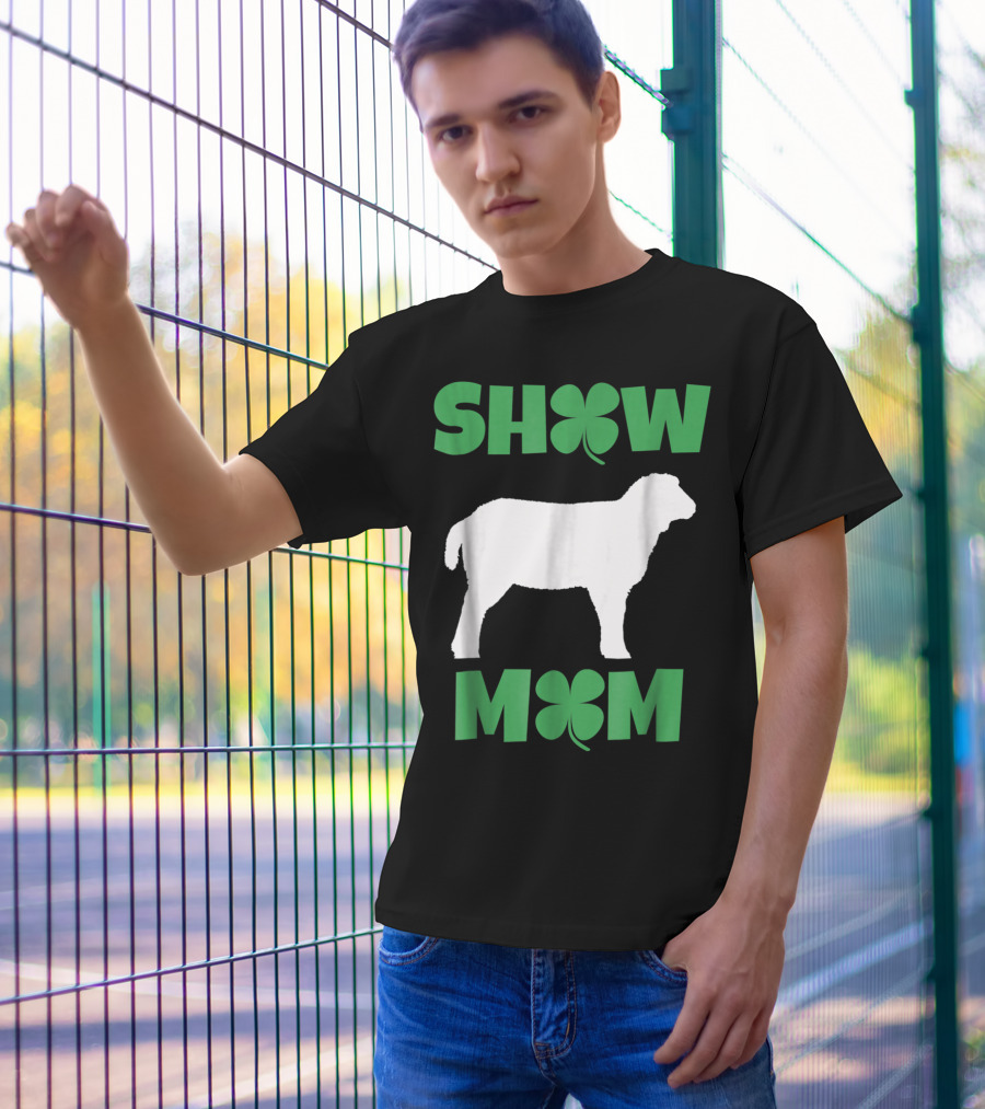 SHOW MOM Shamrock Sheep T-Shirt