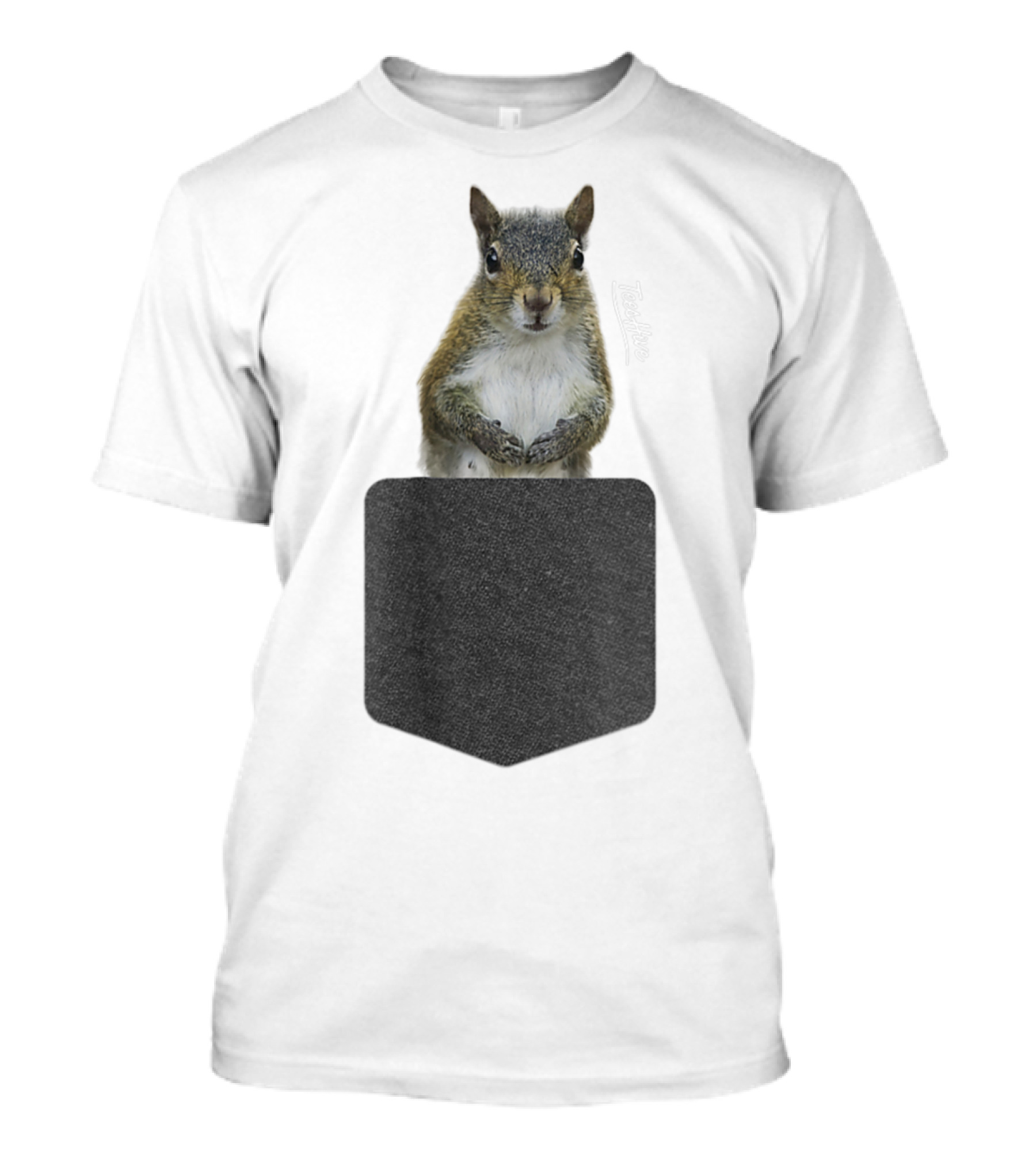 Squirrel Pocket Squirrel Mom Funny Squirrel Lover Teeshirt T-Shirt