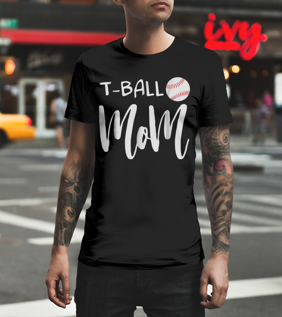 T-Ball Mom Baseball T-Shirt