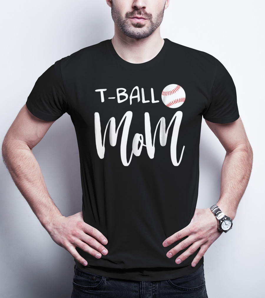 T-Ball Mom Baseball T-Shirt