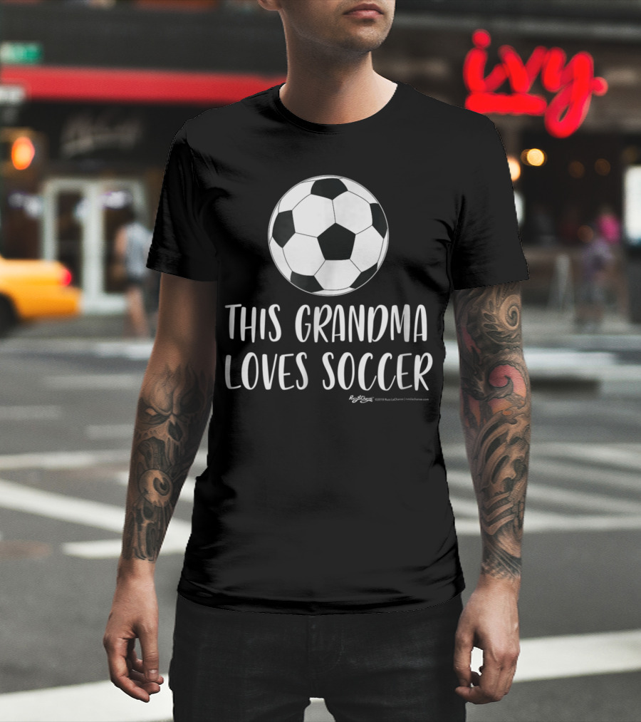 This Grandma Loves Soccer Ball Enthusiast T-Shirt