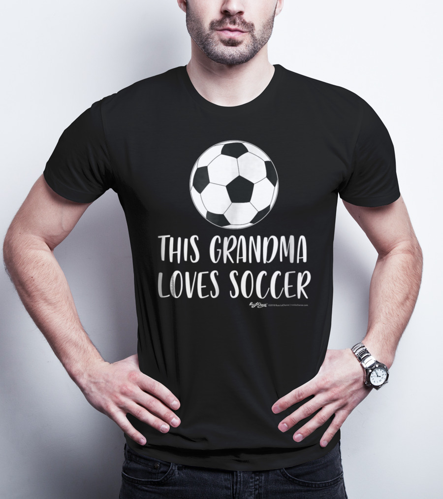 This Grandma Loves Soccer Ball Enthusiast T-Shirt