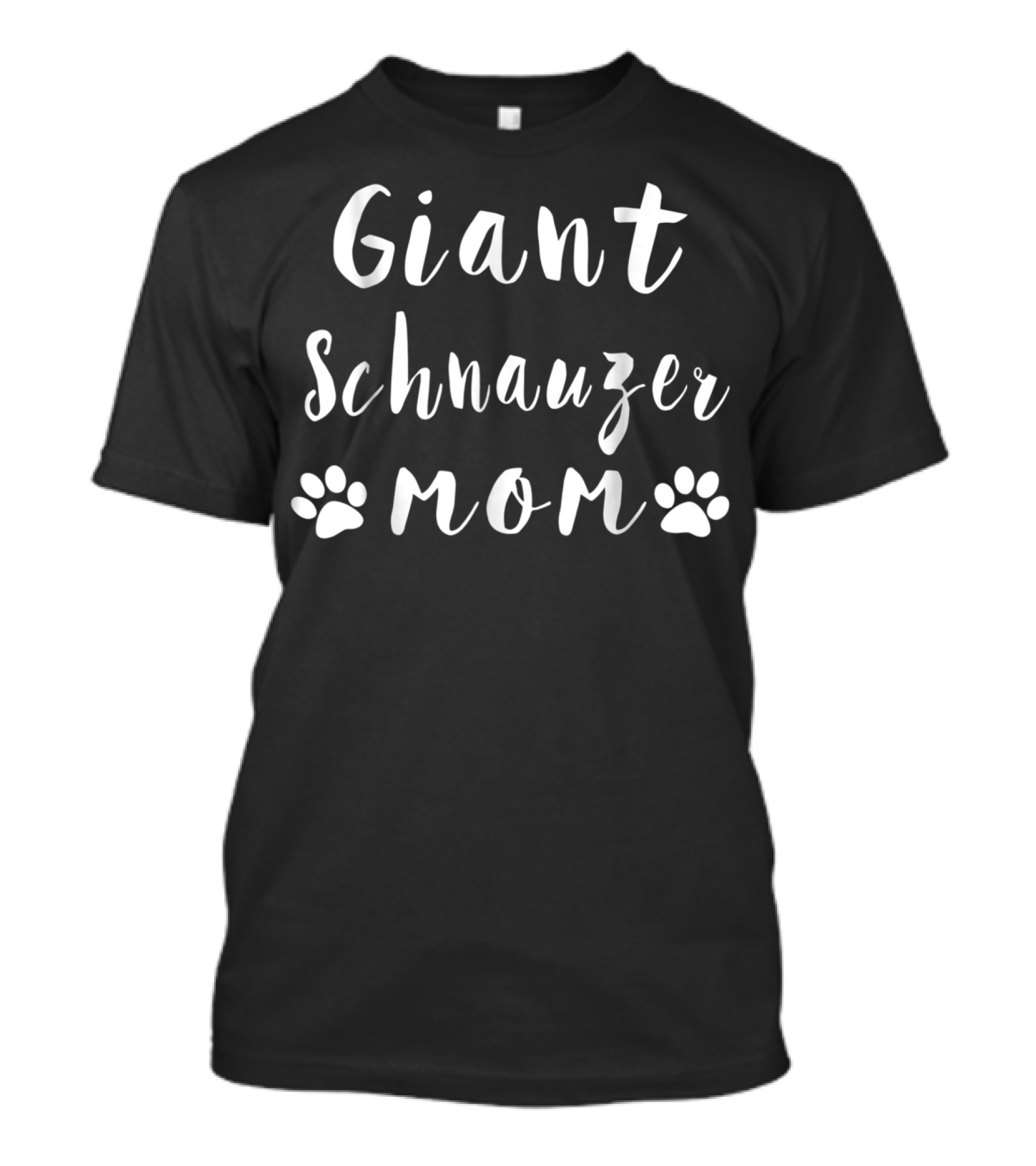 Giant Schnauzer Mom Paw Prints T-Shirt