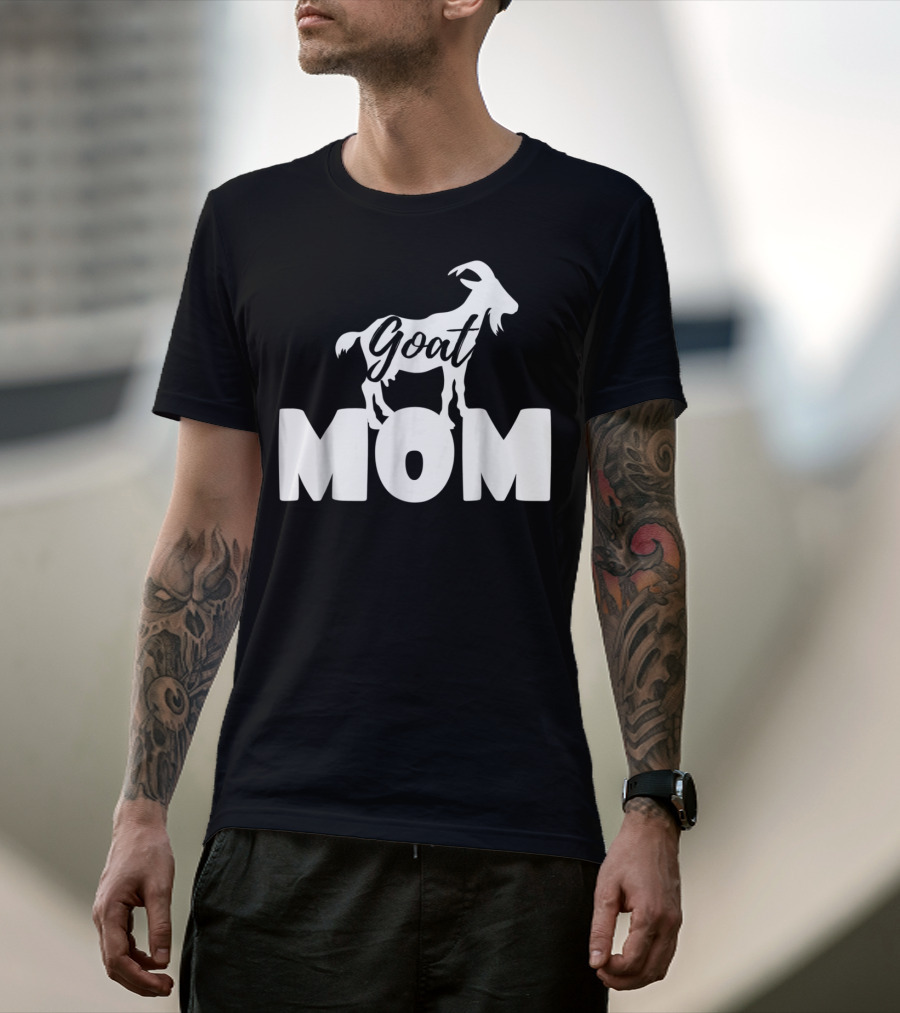Goat Mom Funny Goat Lovers Farm Farmer 19 T-Shirt