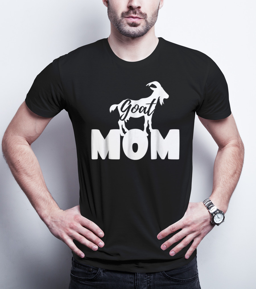 Goat Mom Funny Goat Lovers Farm Farmer 19 T-Shirt