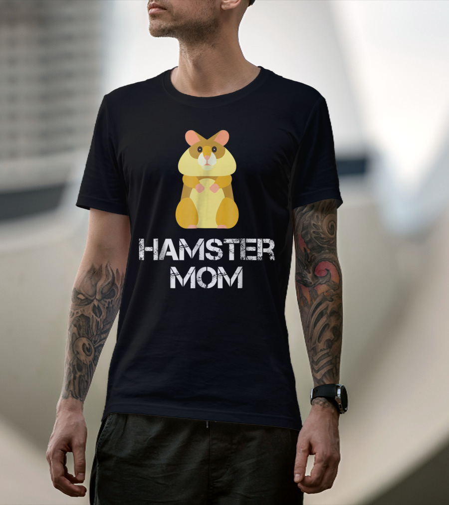 Hamster Mom Hamster Owner Pet Lover Cozy Cuddly Animal Caregiver T-Shirt