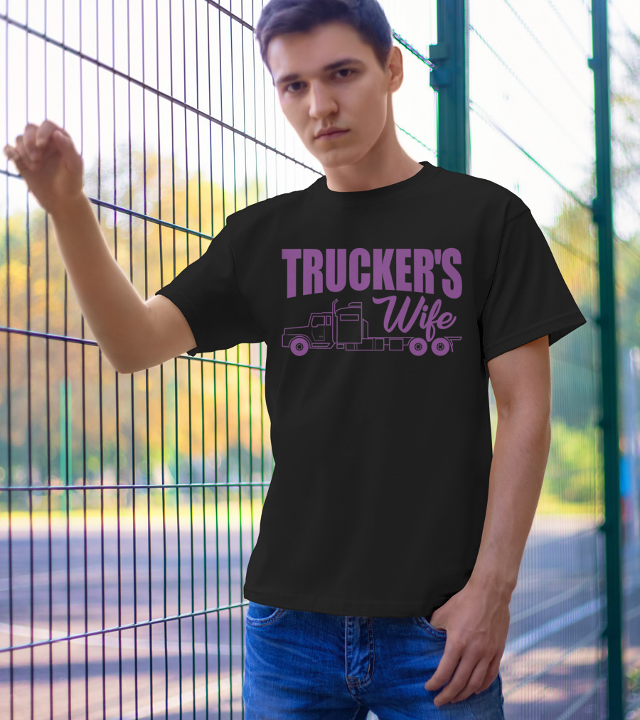 Trucker's Wife Nana Truck T-Shirt