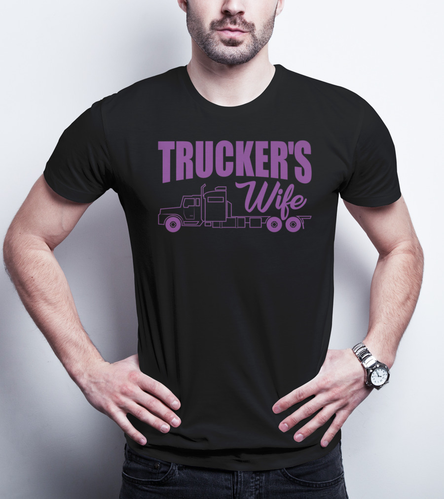 Trucker's Wife Nana Truck T-Shirt