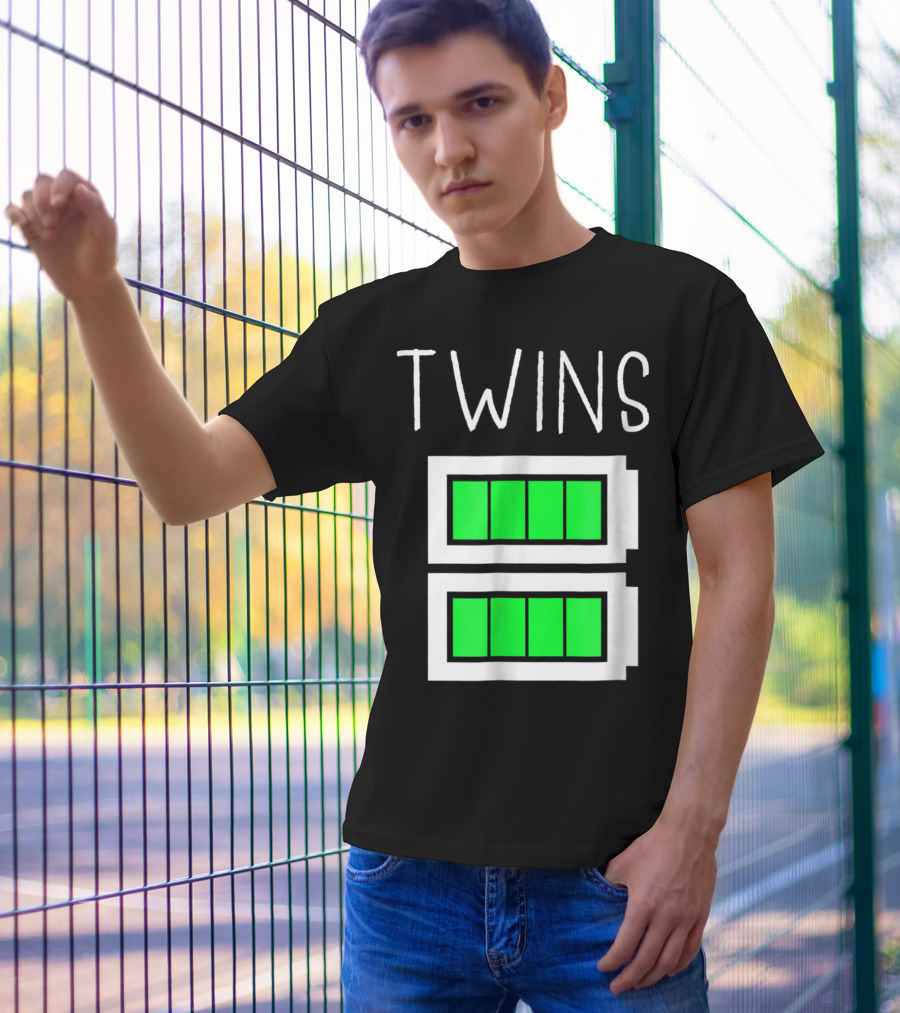 Twins Full Energy Full Batteries T-Shirt