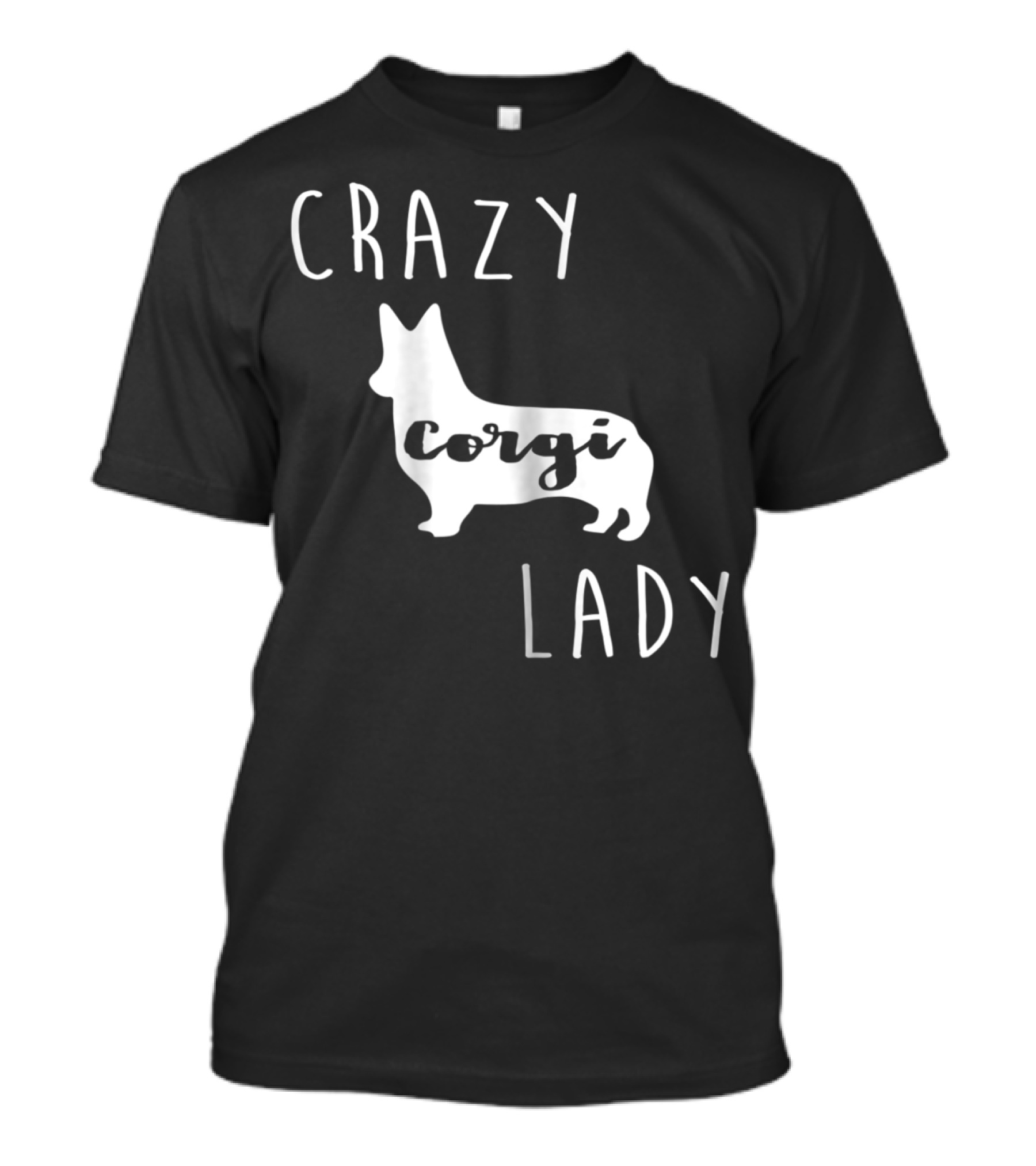 Crazy Corgi Lady T-Shirt