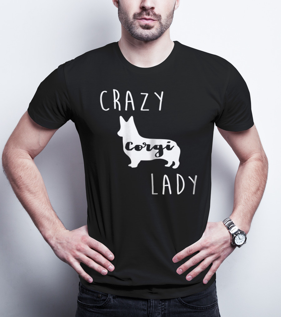 Crazy Corgi Lady T-Shirt