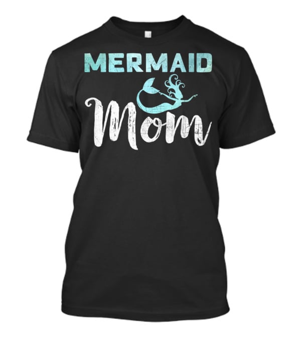 Mermaid Mom Birthday Party Cute T-Shirt