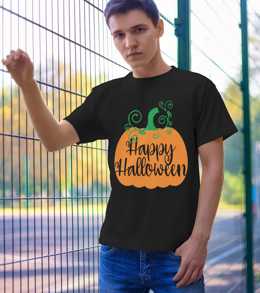 Happy Halloween Pumpkin Teacher Mom4 T-Shirt