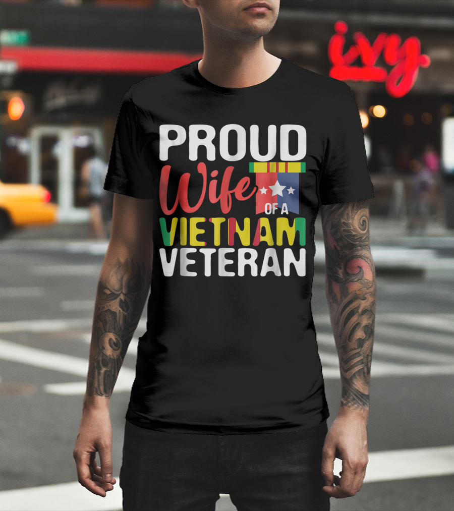 Proud Wife Of A Vietnam Veteran T-Shirt