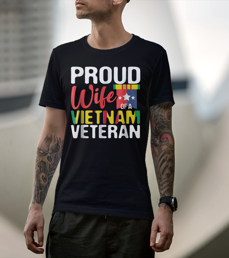 Proud Wife Of A Vietnam Veteran T-Shirt