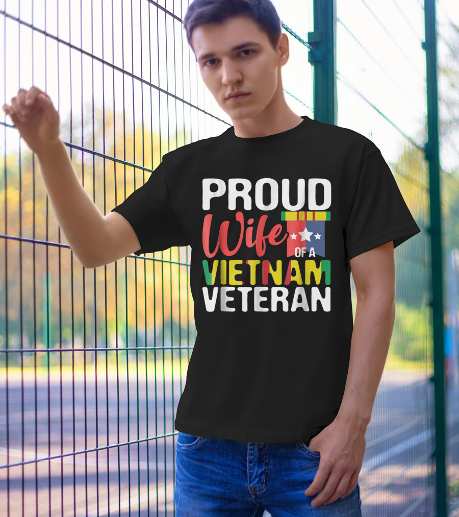 Proud Wife Of A Vietnam Veteran T-Shirt