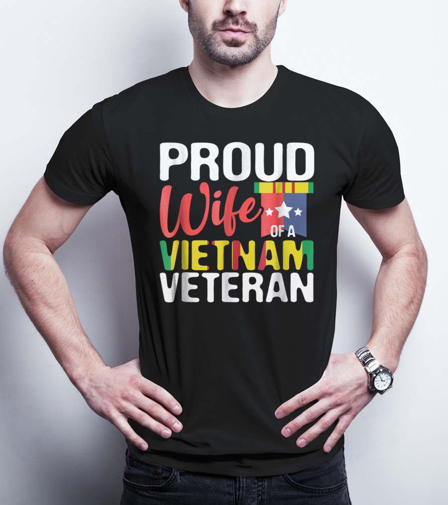 Proud Wife Of A Vietnam Veteran T-Shirt