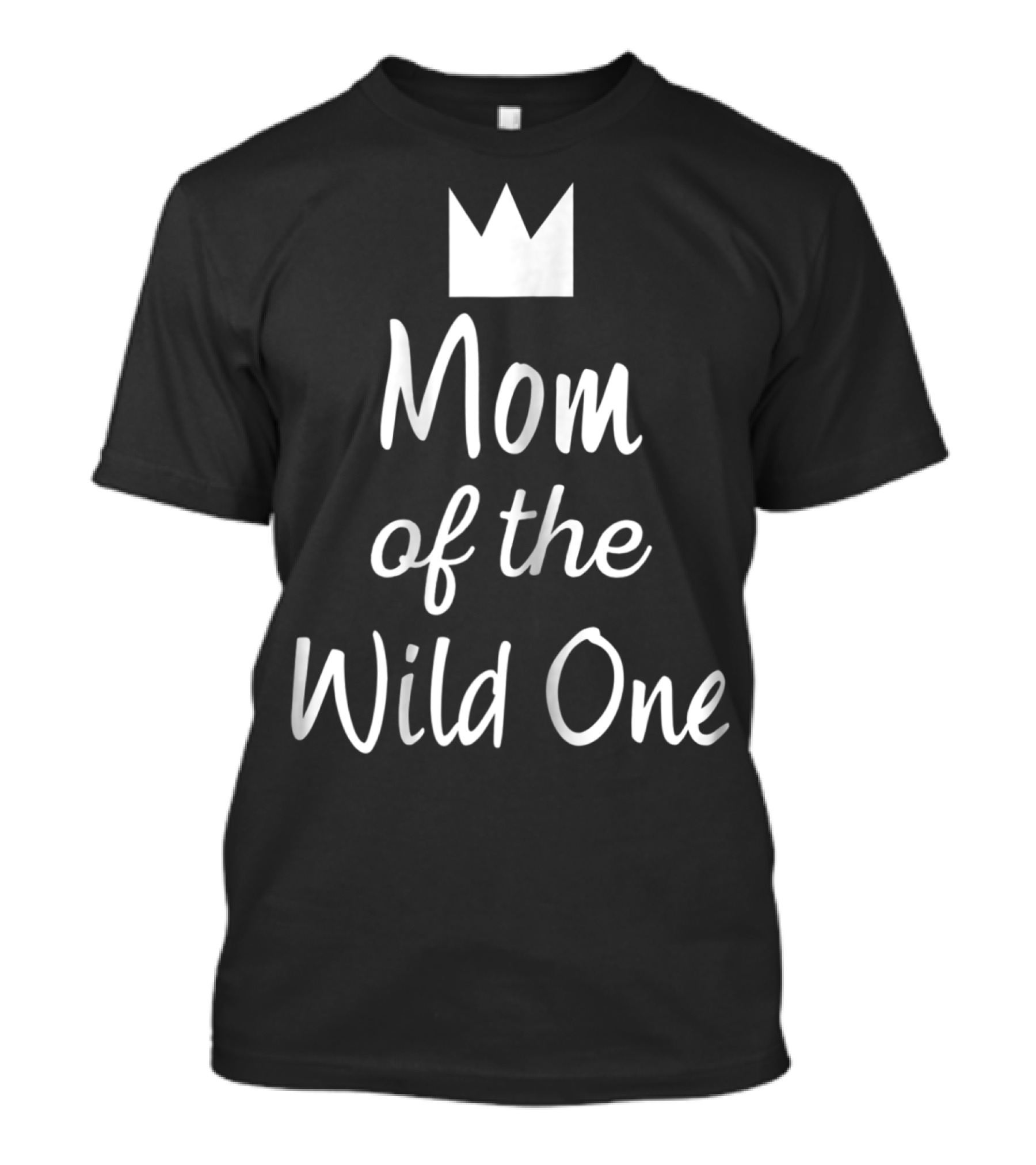 Mom Of The Wild One Crown Mothership Pregnant T-Shirt