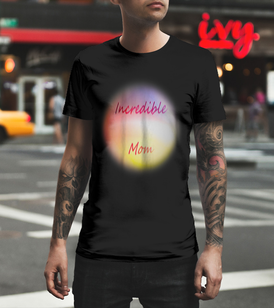 Incredible Mom Multicolored Glow T-Shirt