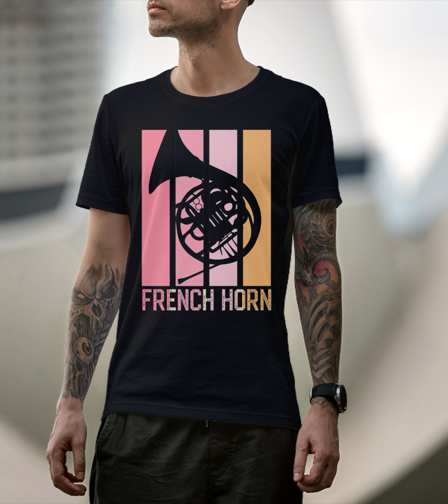 Band Mom Marching French Horn School75 T-Shirt