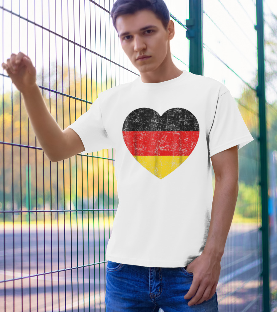 Oktoberfest German Flag Heart Germany Mom Wife56 Oktoberfest T-Shirt