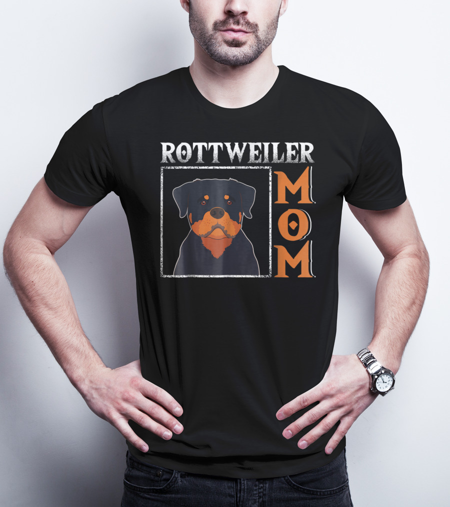 Rottweiler Mom Funny Dog Lover94 T-Shirt
