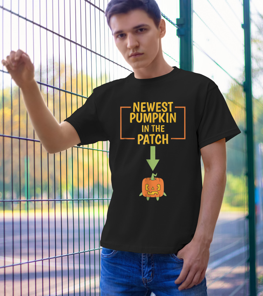 Newest Pumpkin In The Patch Thanksgiving Expecting Mom Pregnant Wife T-Shirt