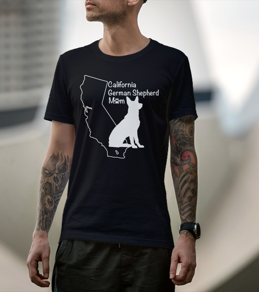 California German Shepherd Mom T-Shirt
