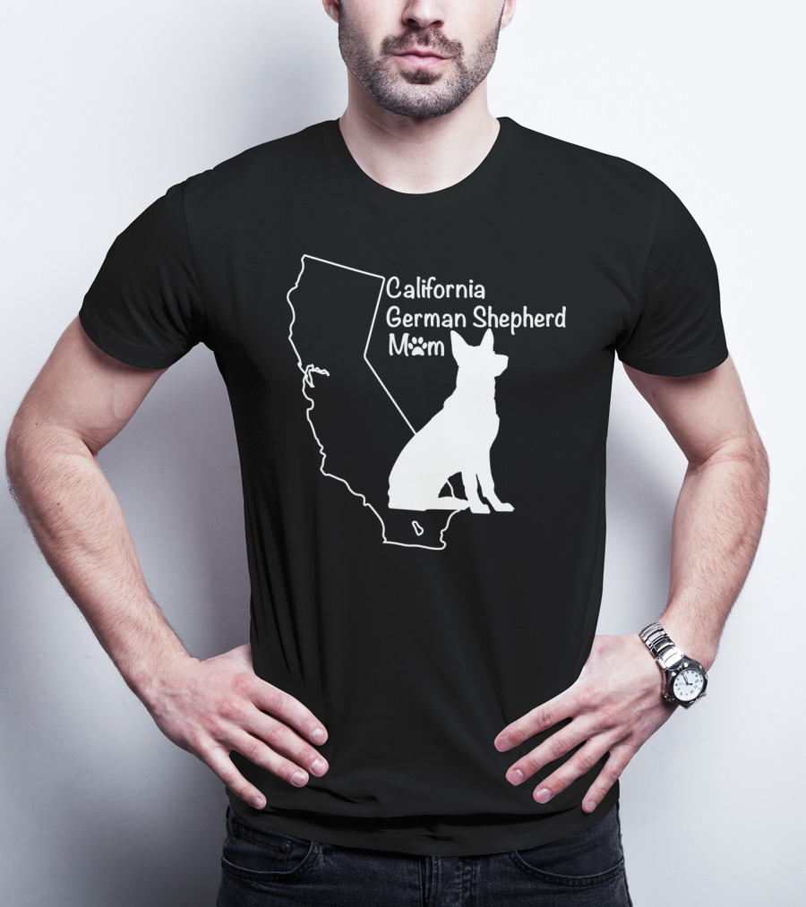 California German Shepherd Mom T-Shirt