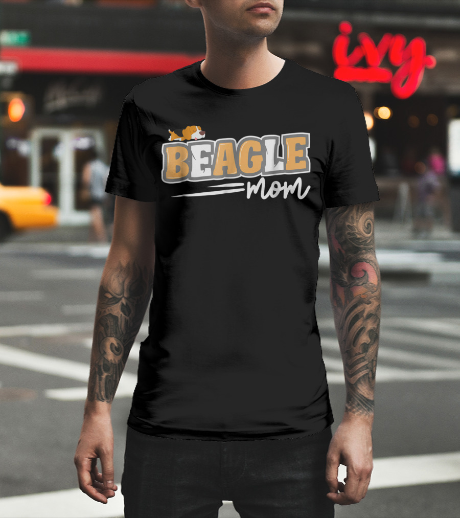 Beagle Mom For Proud Moms With Beagles94 T-Shirt