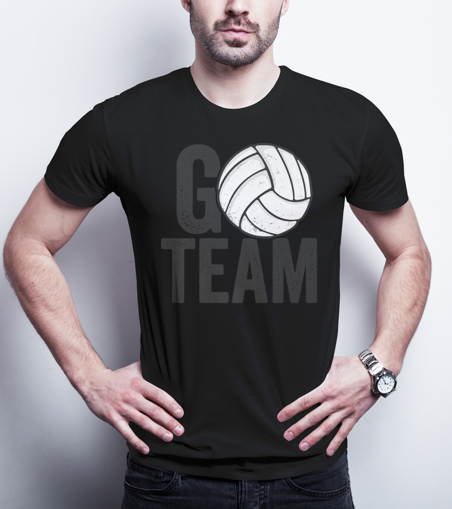Go Team Volleyball Player Team Coach Family16 Volleyball T-Shirt