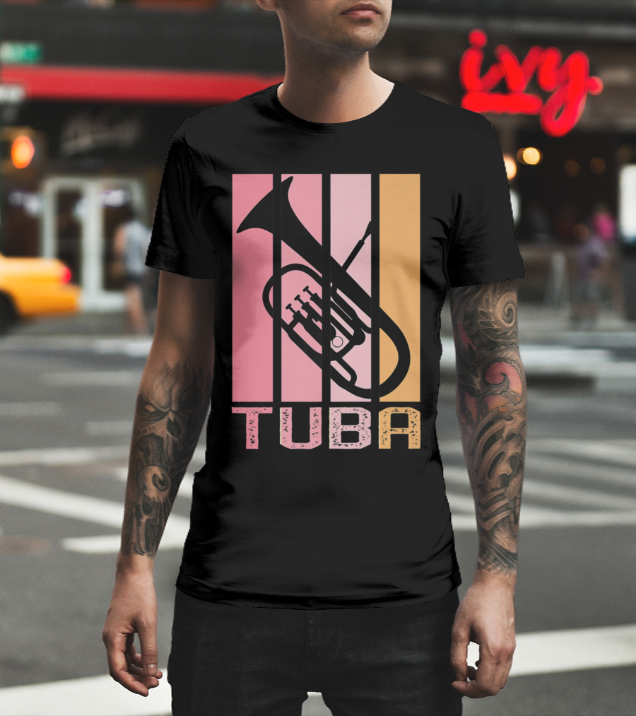 Band Mom Tuba Marching Band School Tuba T-Shirt