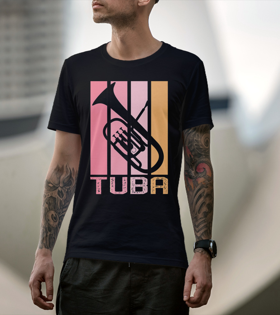 Band Mom Tuba Marching Band School Tuba T-Shirt