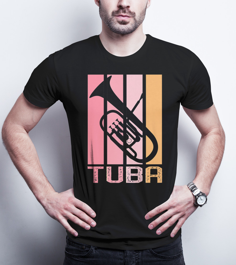 Band Mom Tuba Marching Band School Tuba T-Shirt