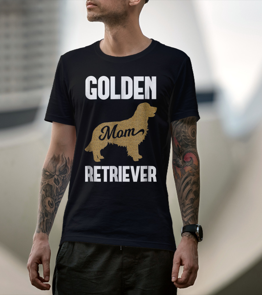 Golden Retriever Mom Dog T-Shirt
