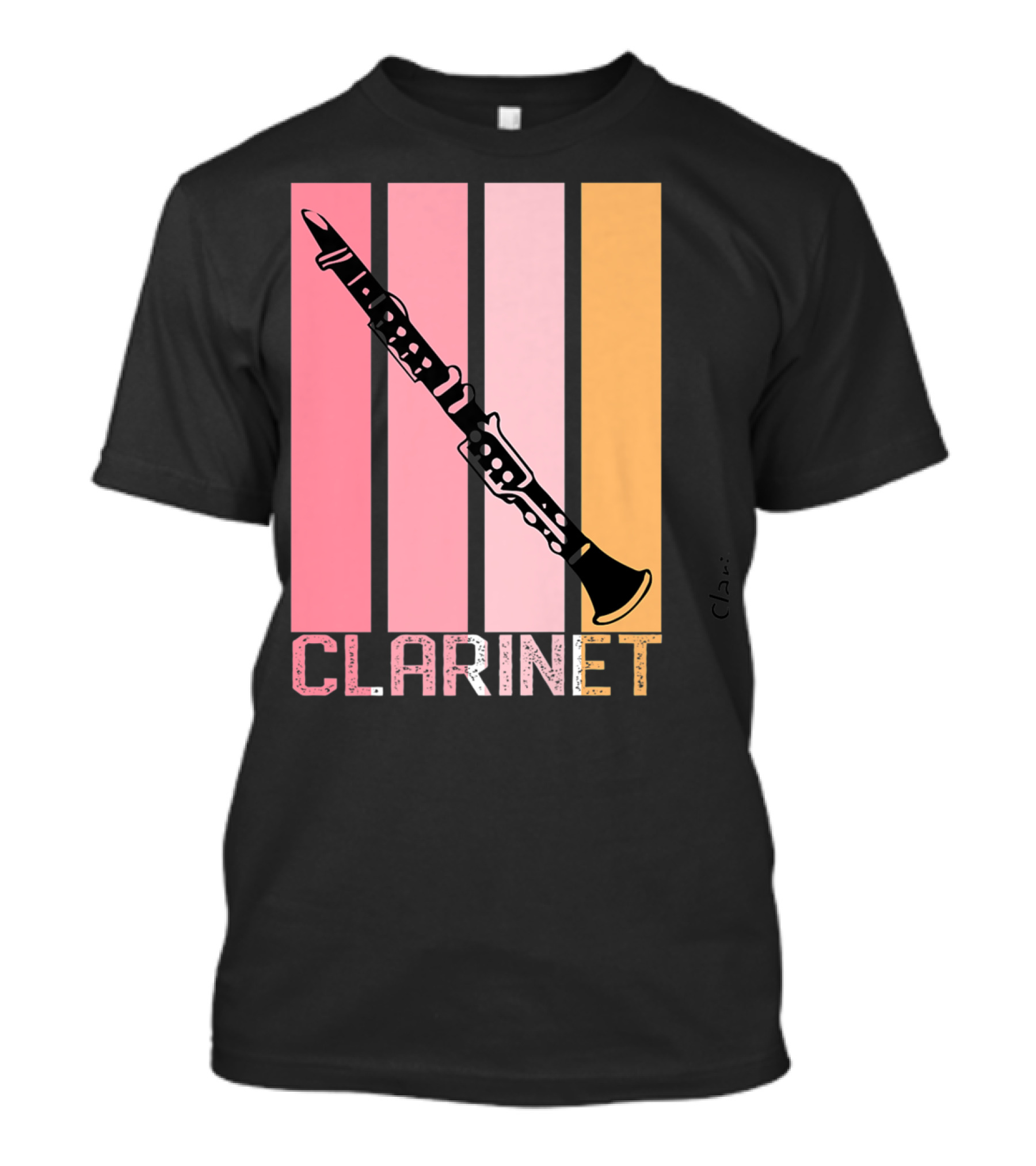 Band Mom Clarinet Marching Band School Clarinet T-Shirt
