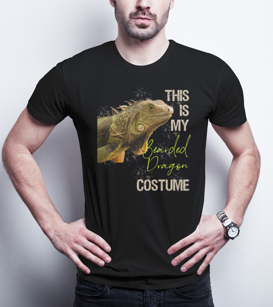 This Is My Bearded Dragon Costume Funny Bearded Dragon Costume Art Apparel Clothes38 T-Shirt