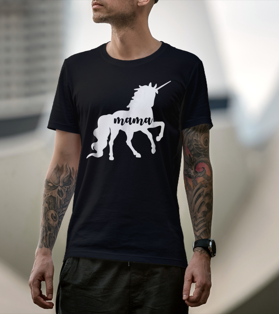 Mama Unicorn Horse New T-Shirt