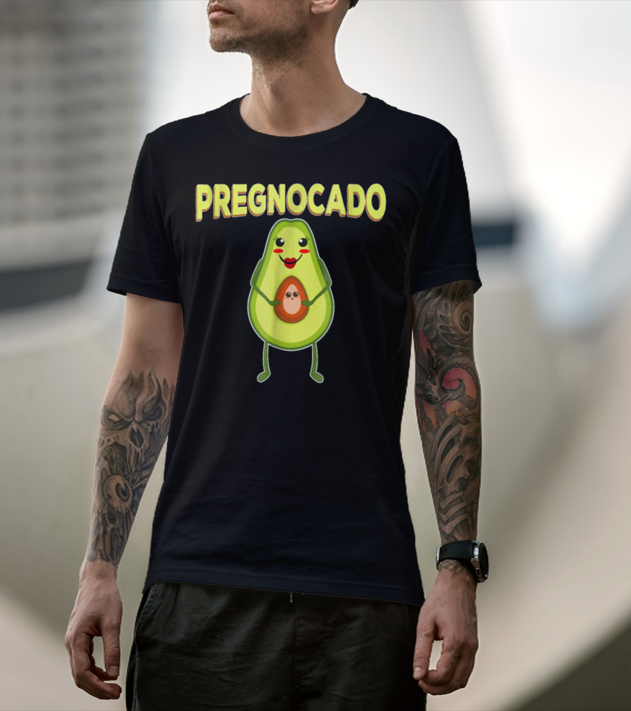 Pregnocado Avocado Pregnant Food Pregnancy Announcement T-Shirt