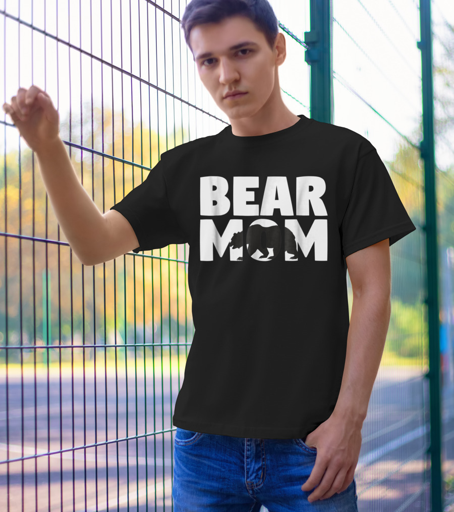 Bear Mom Zoo Animal Lover For Mother T-Shirt
